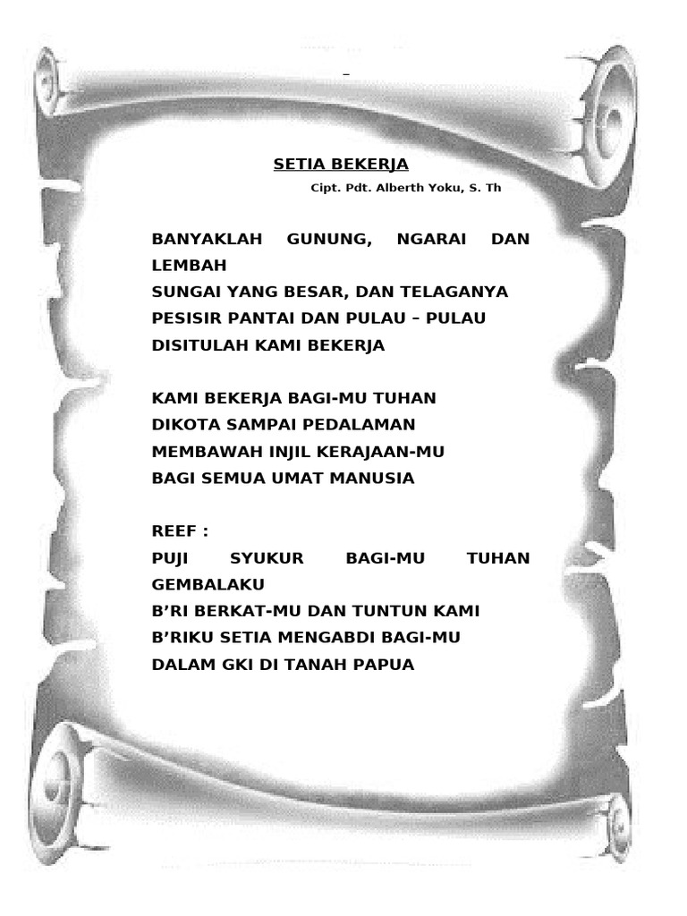 Setia Bekerja | PDF