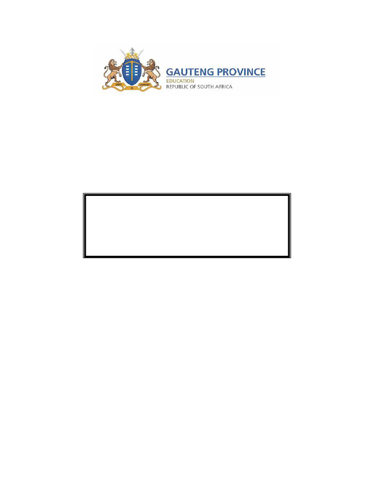 2020 GP Grade 12 NSC Geography P1 Prep QP | PDF