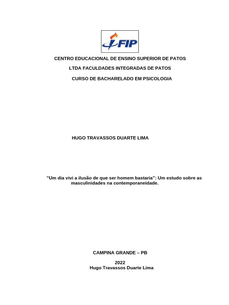 MODELO DE PROJETO (TCC I) - Metodologia | PDF