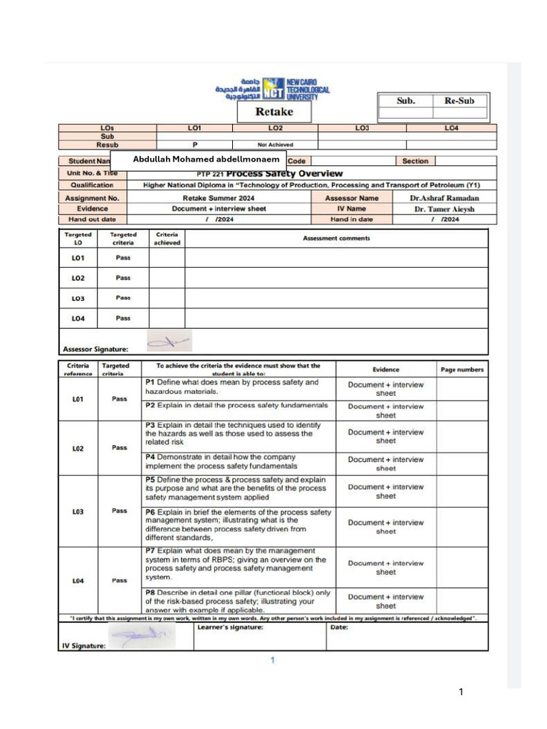 Process Safety Overview | PDF