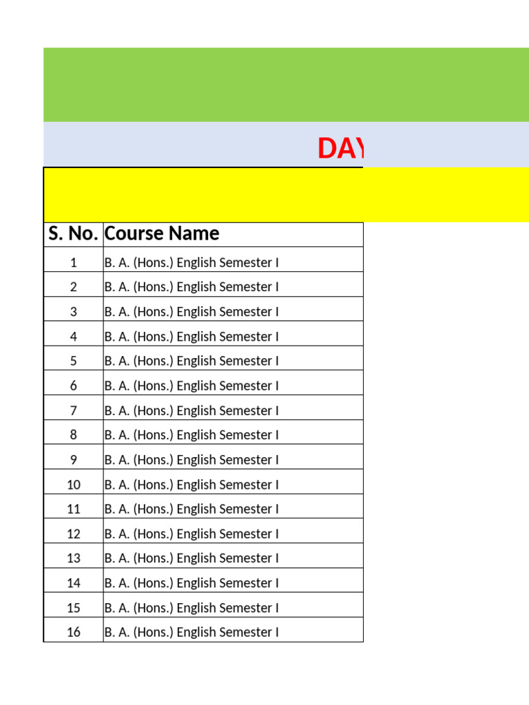 DAY AND TIME of The AEC Classes: WEDNESDAY, 3pm To 5 PM | PDF