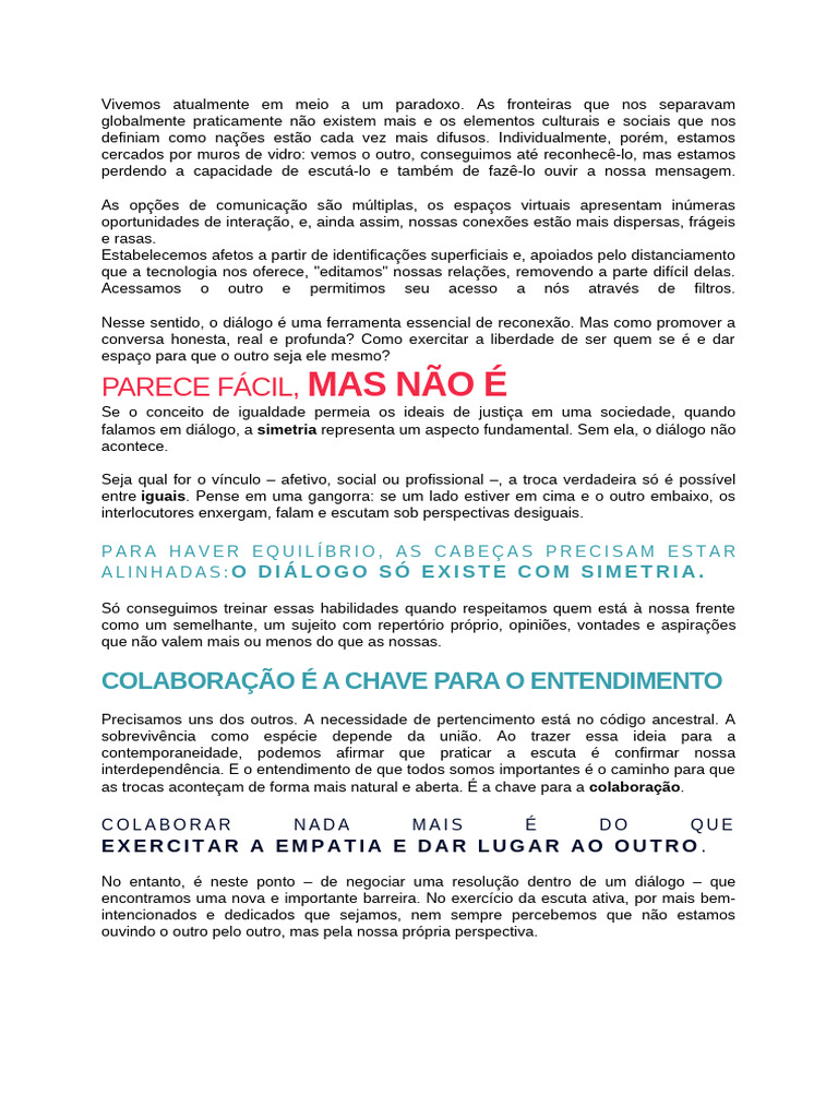 VMR Base - "Dialogo" Likes Redes Sociais - Exposed | PDF