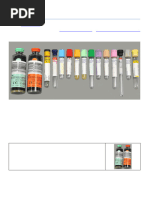 Melbourne Pathology Tube Guide | PDF | Medicine | Clinical Medicine
