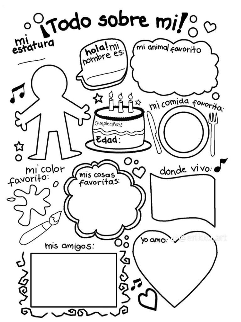 Actividades para El Primer Día de Clases (ENTREVISTA, TODO SOBRE MÍ ...