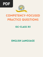 ENGLISH-II PROJECT (ISC English Project Class 12) | PDF