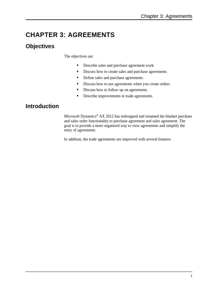 Ax2012 Enus WN SCM 03 Agreements | PDF