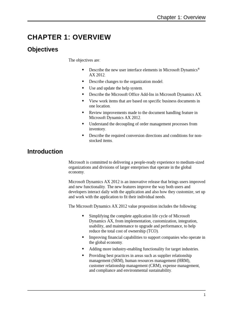 Ax2012 Enus WN SCM 01 | PDF