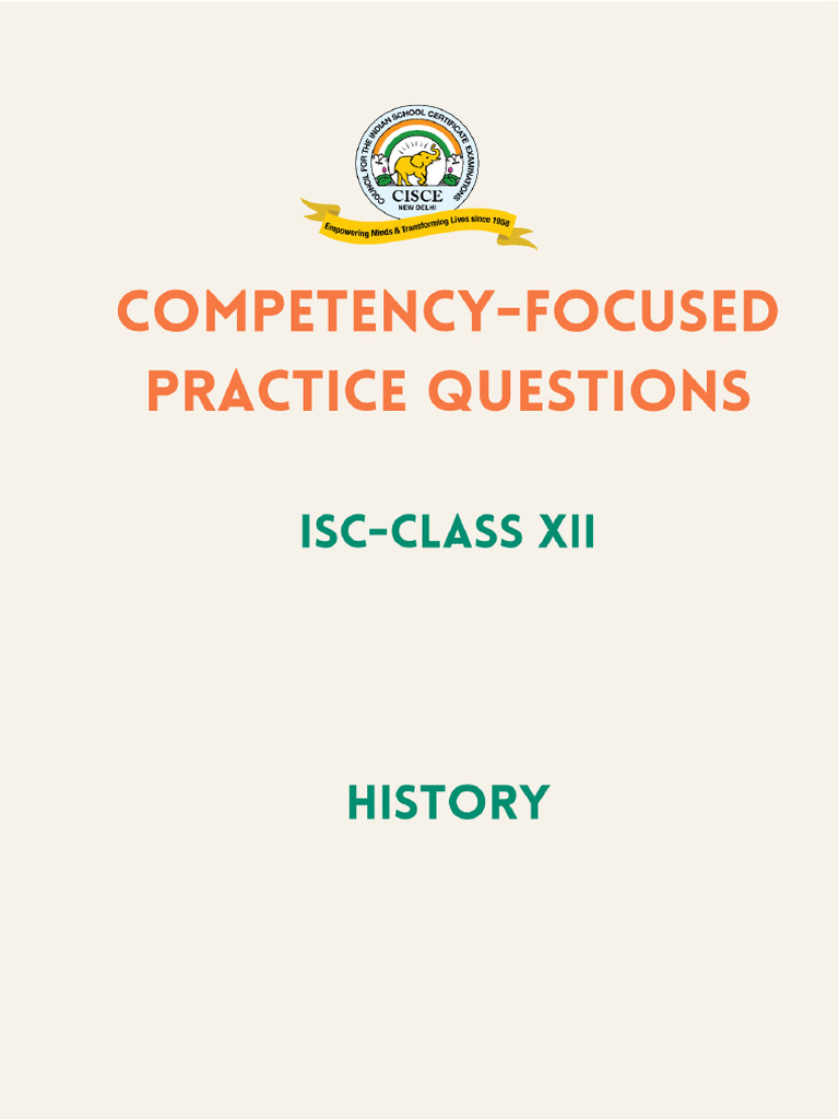 ISC-History-XII | PDF
