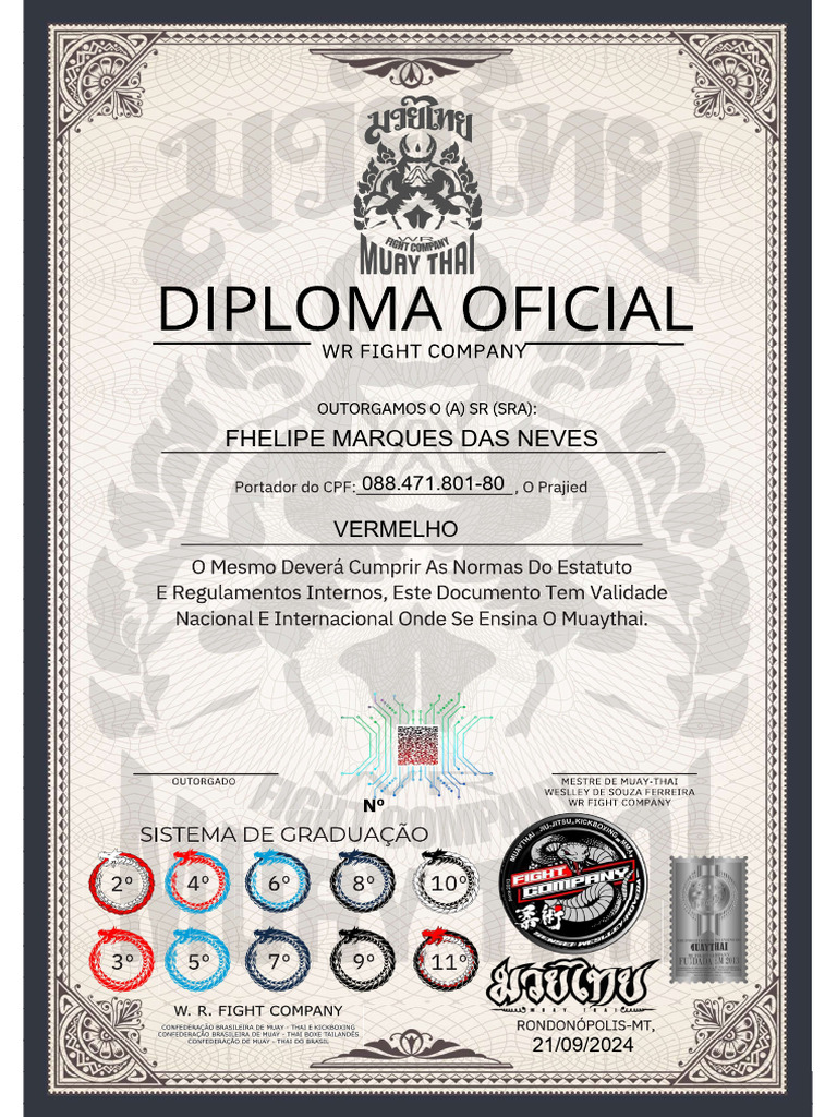 Certificado Felipe | PDF
