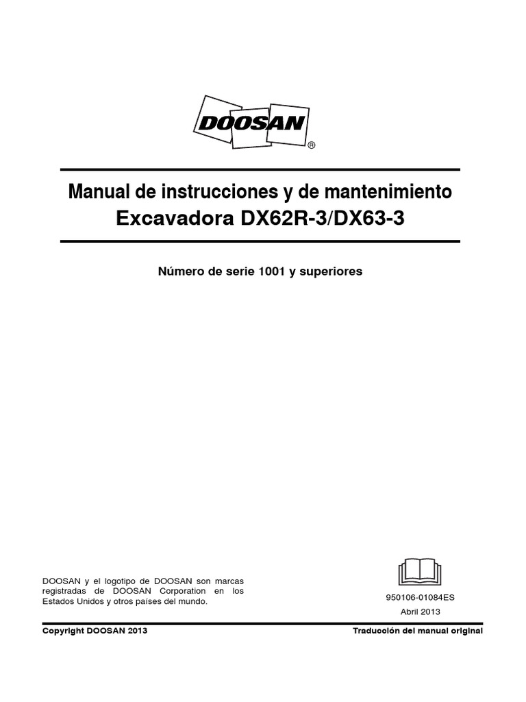 Doosan Dx62r3 | PDF