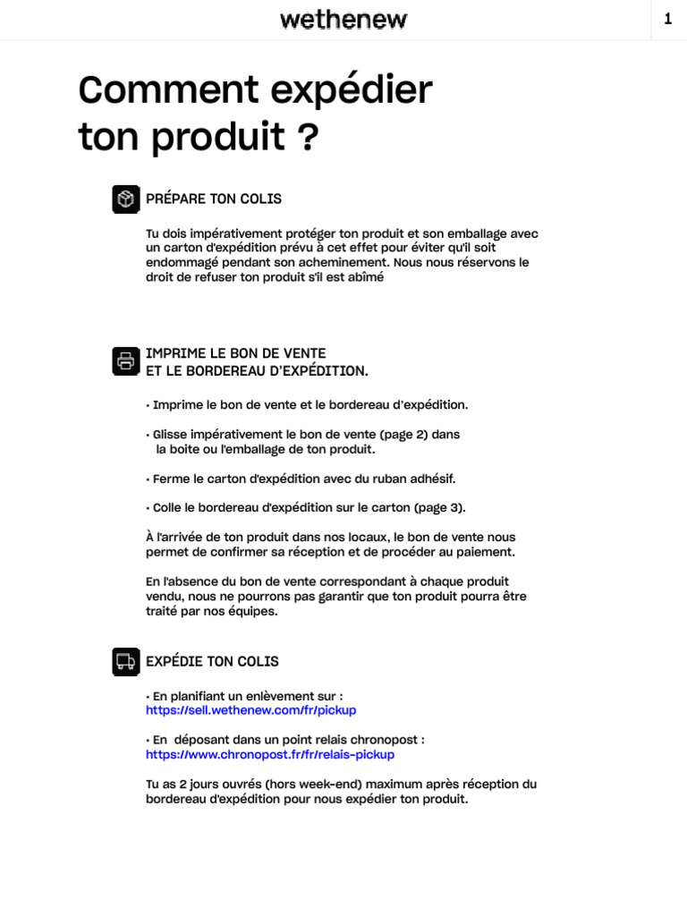Preuve Achat Wethenew | PDF