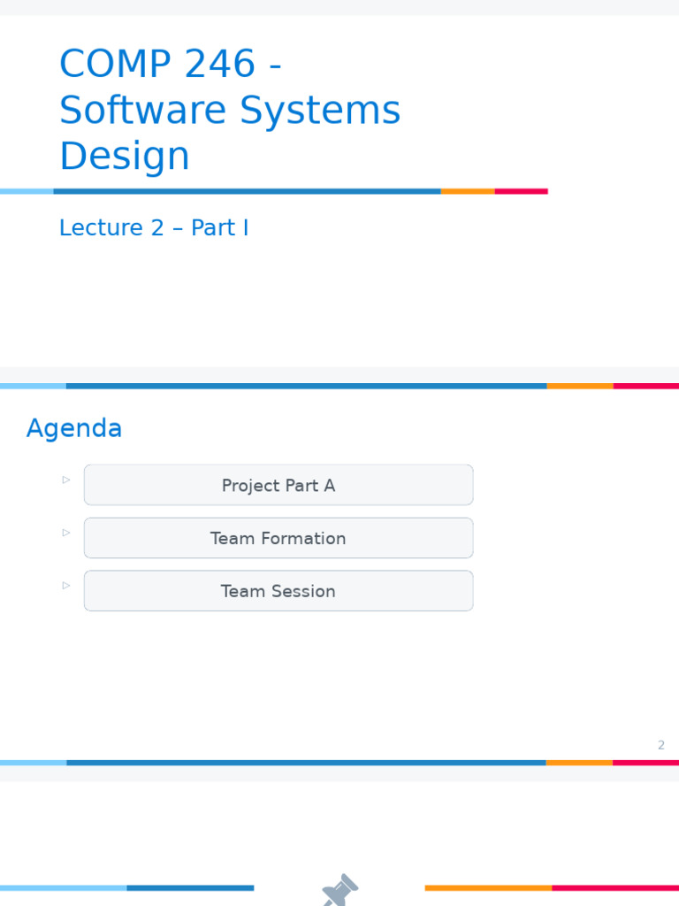 COMP 246 - Lecture 2 - Part I - Student Version | PDF