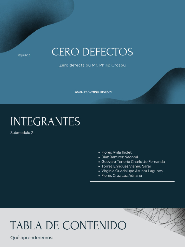 Filosofía Cero Defectos de Crosby | PDF | Negocios