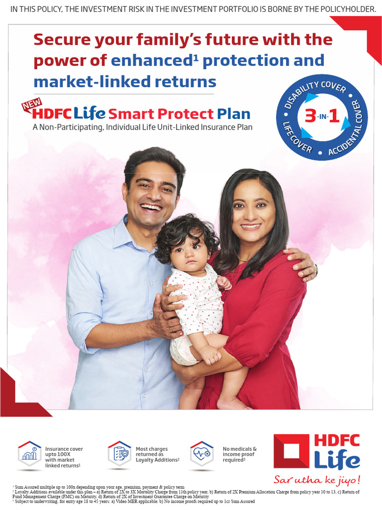 HDFC Life Smart Protect Plan - LC and L - 231025 - 180209 | PDF