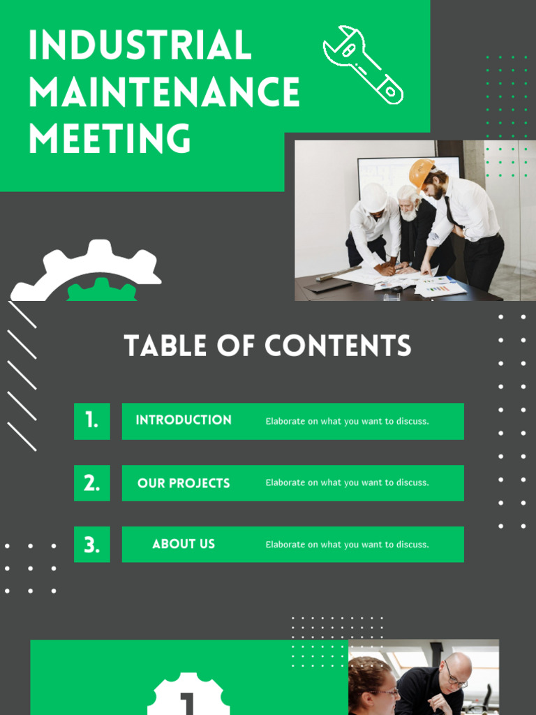 Industrial Maintenance Meeting Presentation | PDF