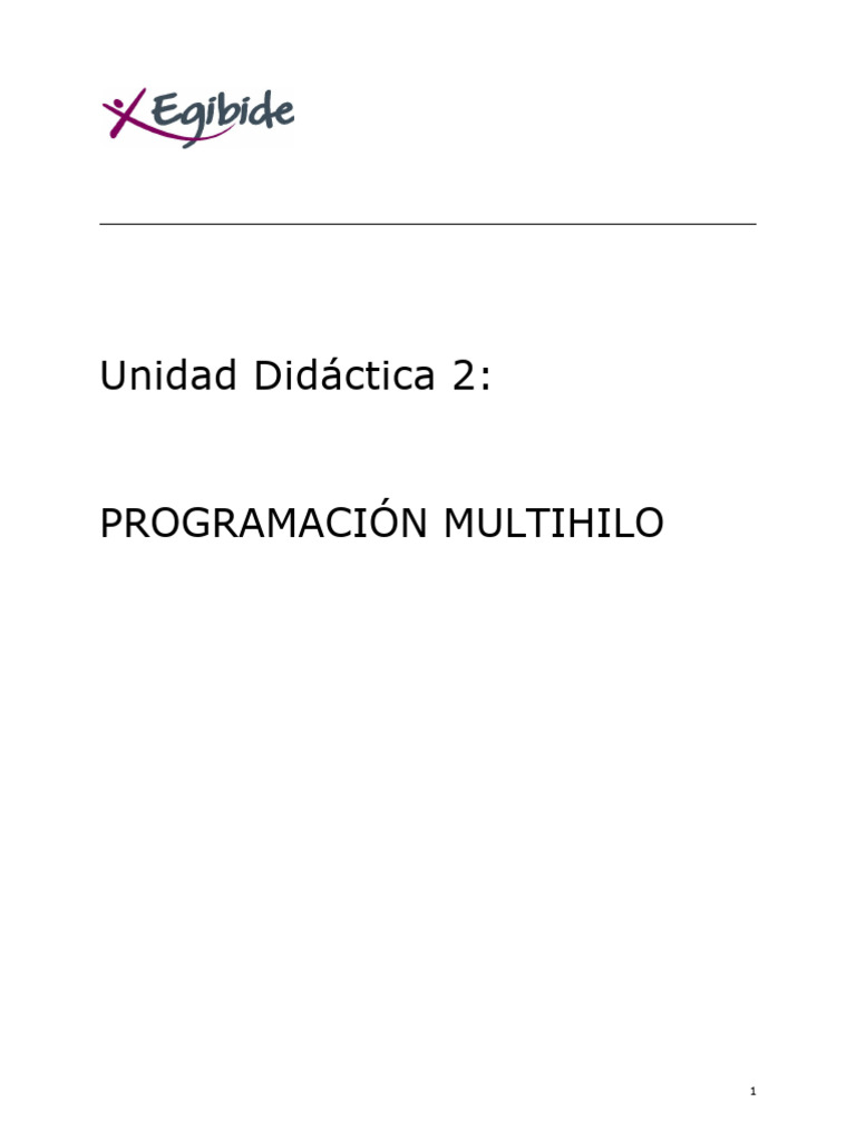 02 Programación Multihilo | PDF