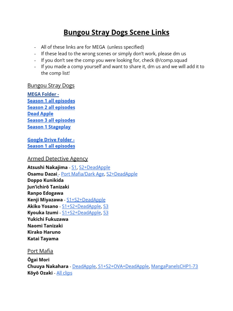 BSD Scene Links | PDF