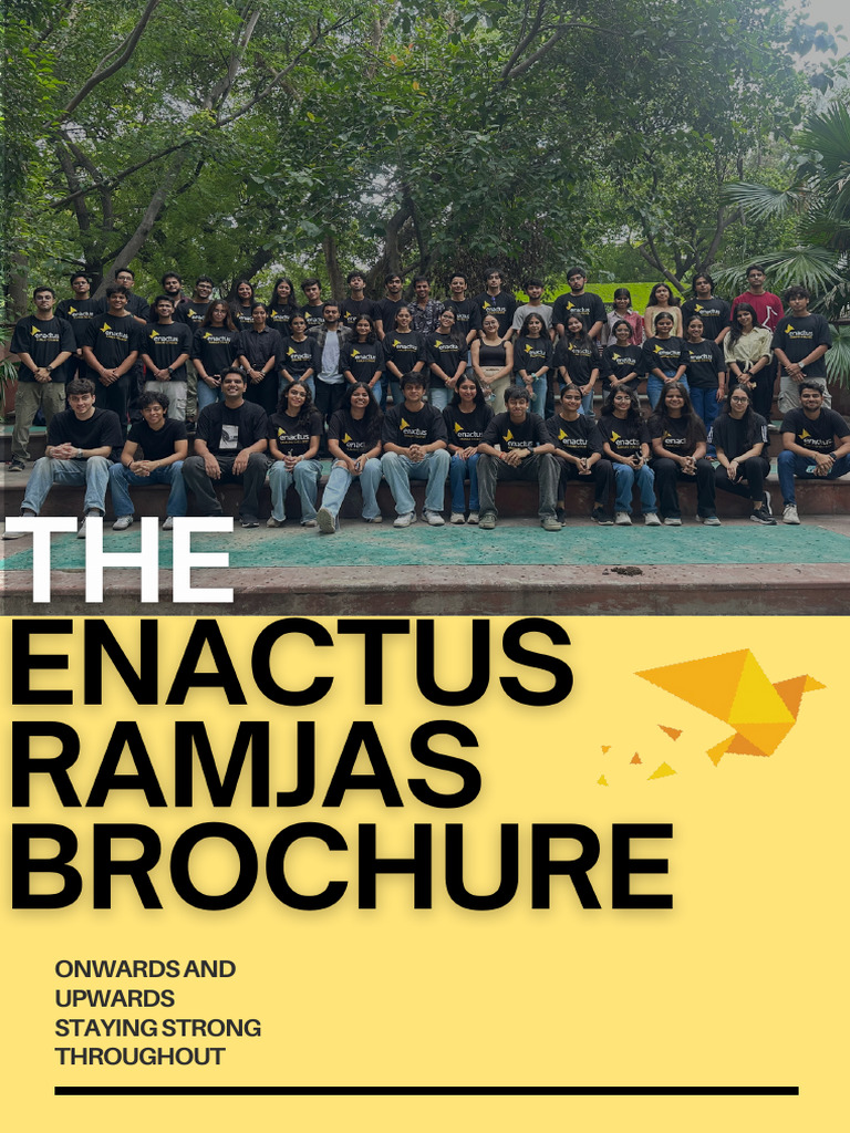 Enactus Ramjas Brochure | PDF