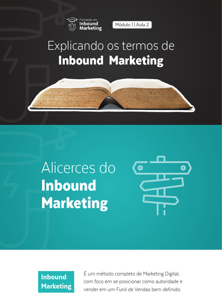 M01 - Aula 02 - Explicando os termos de Inbound Marketing | PDF
