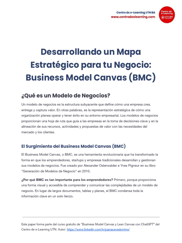 BMC - Los 9 Bloques | PDF