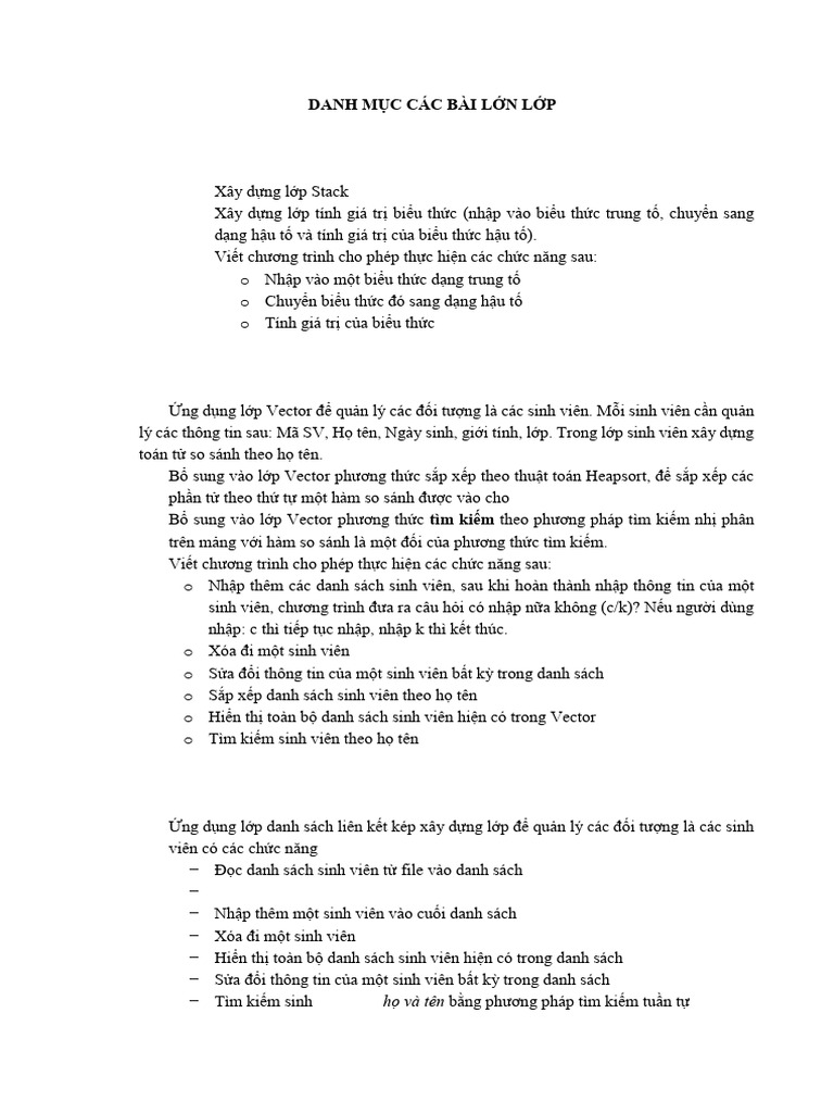 Bai Tap Lon Lop He | PDF