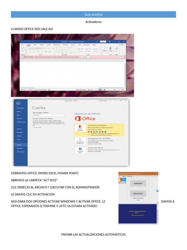 Activadores Manual | PDF