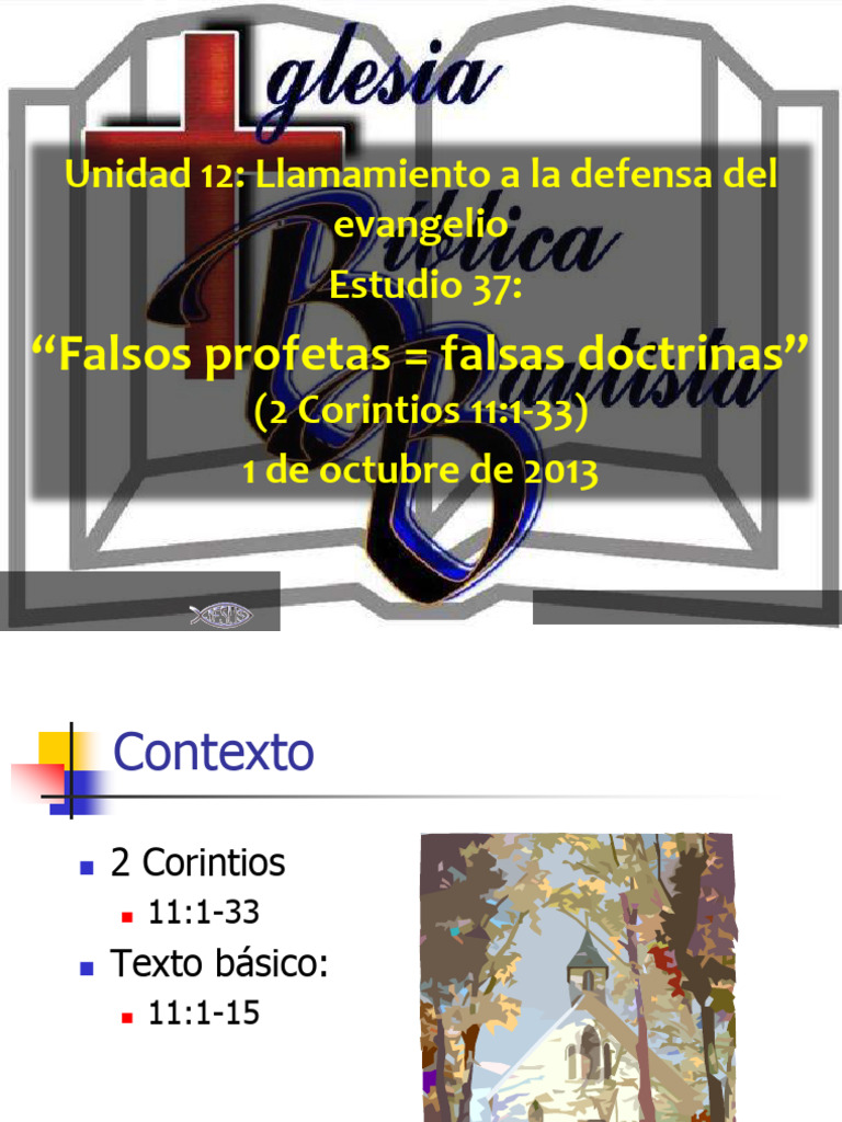 37 Falsos Profetas Falsas Doctrinas | PDF