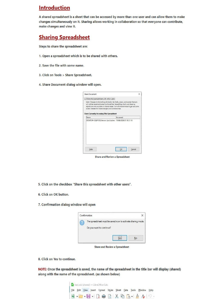 Unit 2 Spreadsheet (Sharing) | PDF