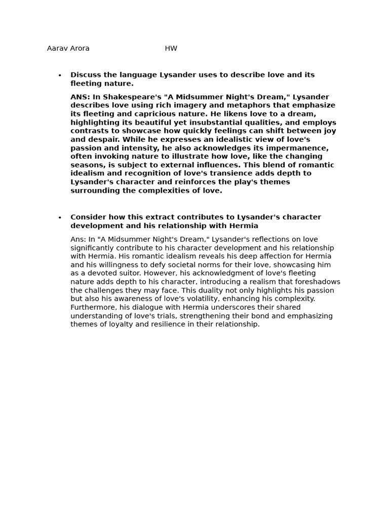 Aarav Arora English HW | PDF