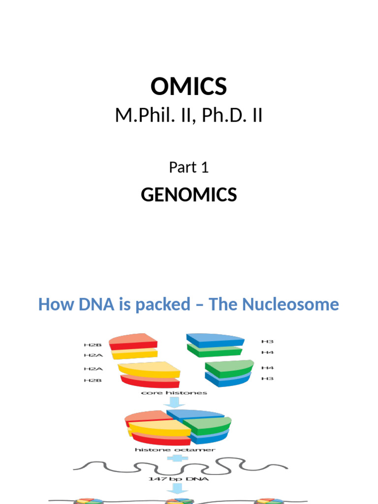 OMICS Lec 2 (Genomics) | PDF