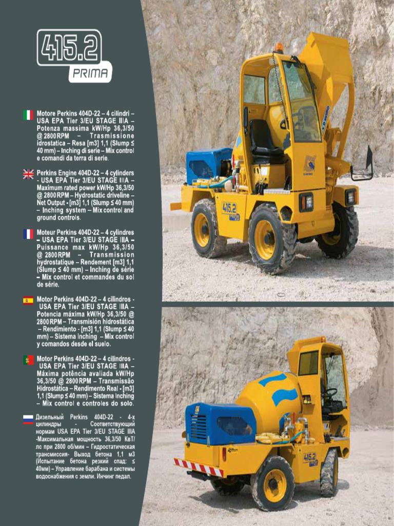 Davino 415 2 Ficha Tecnica | PDF