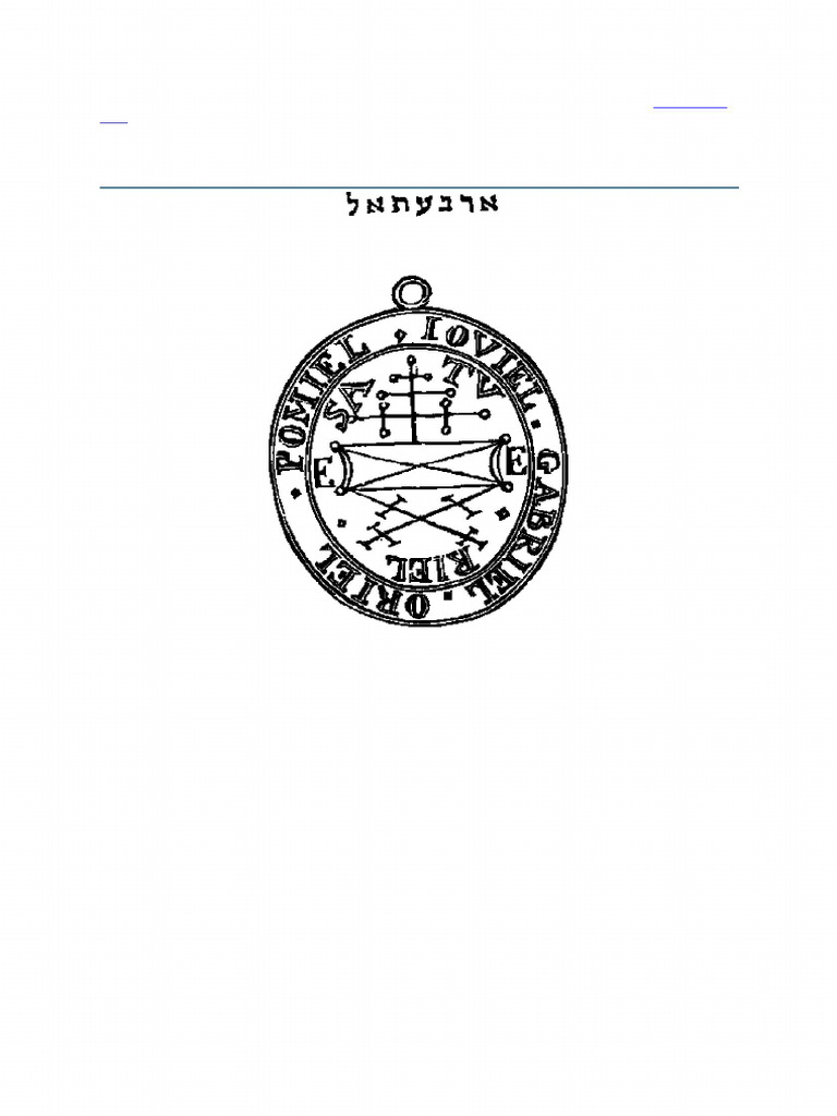 Arbatel of Magick | PDF