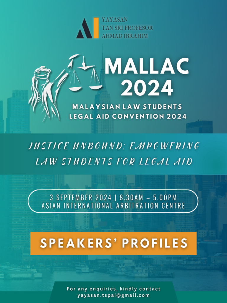 MALLAC 2024 - Speakers' Profiles | PDF