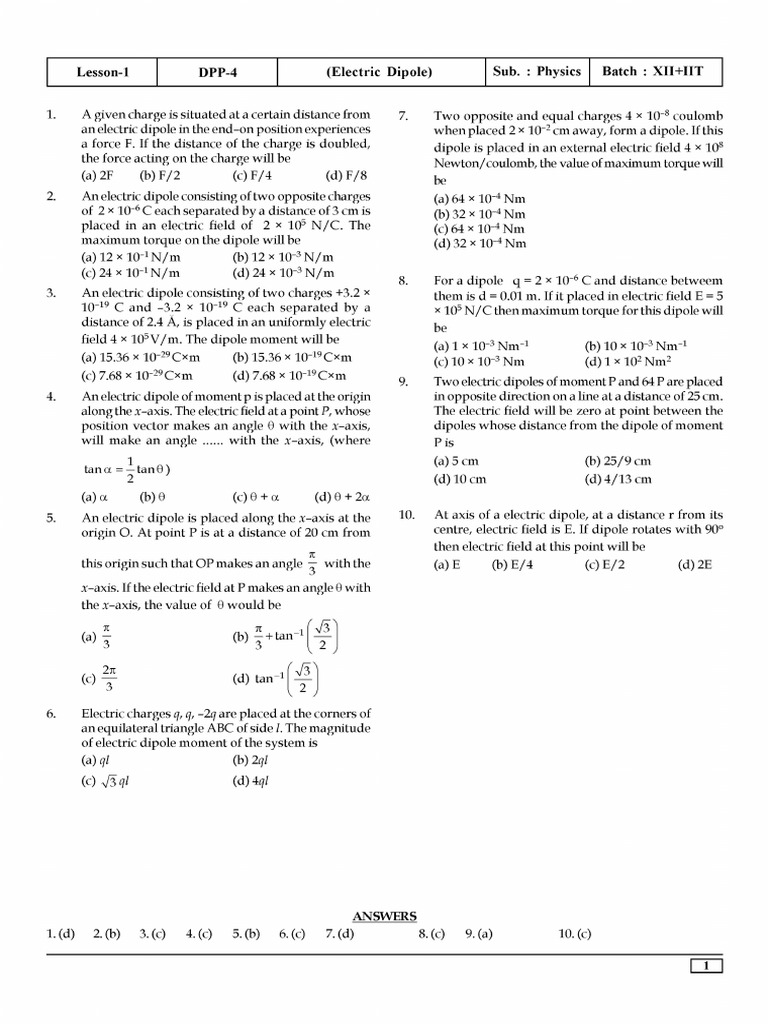 DPP-4 (Electric Charge) | PDF