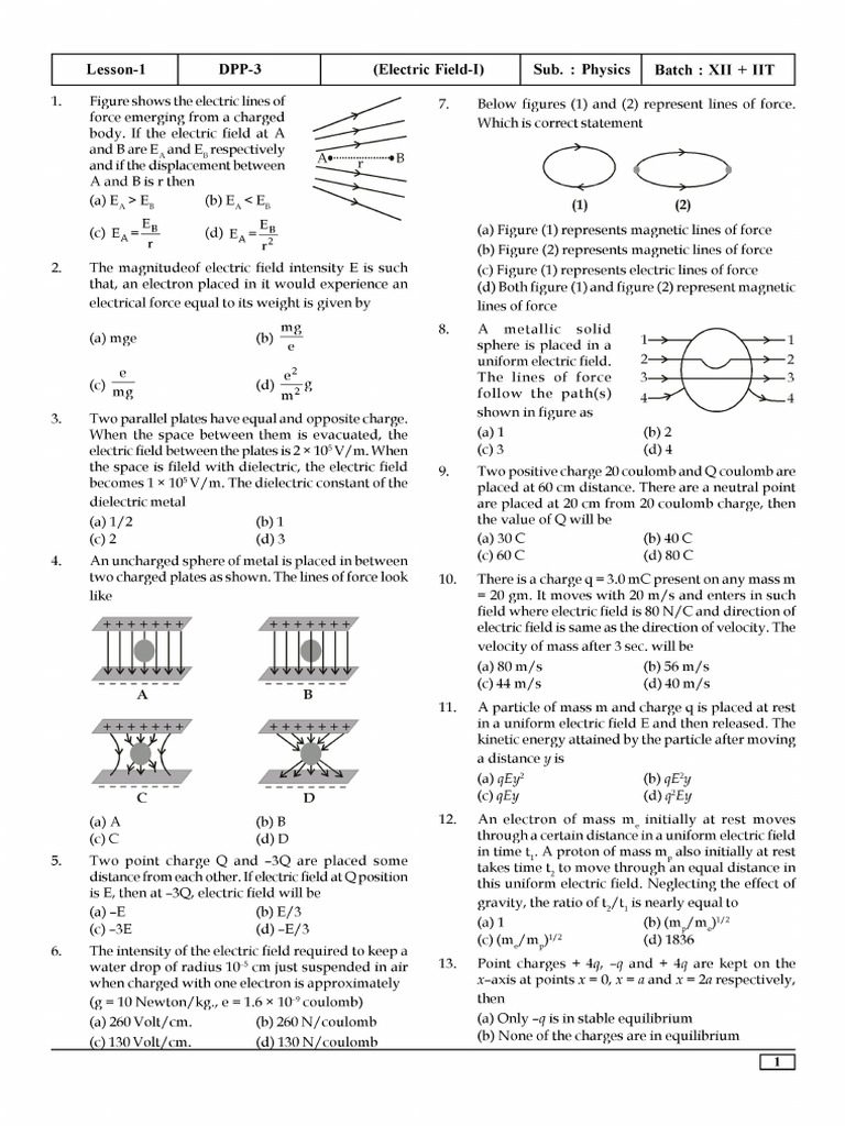 DPP-3 (Electric Charge) | PDF