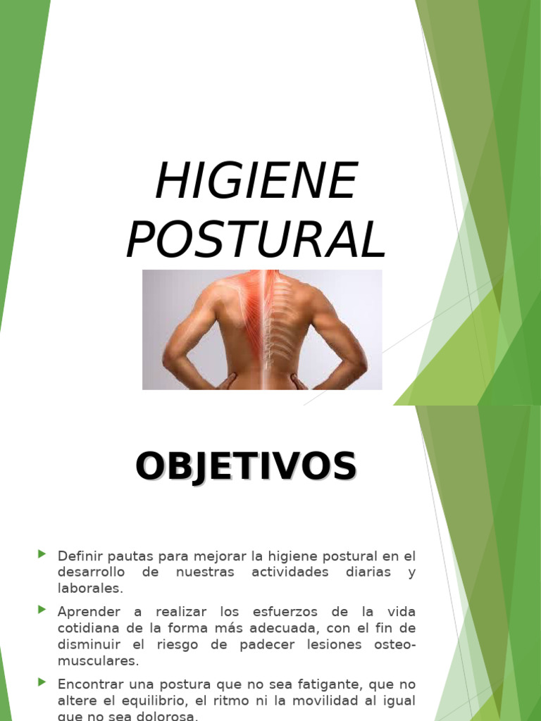 Higiene Postural | PDF