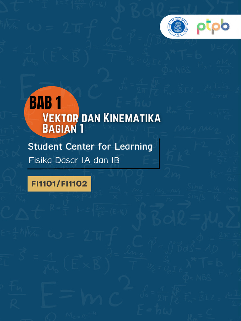 Modul 1 Vektor Dan Kinematika Bagian 1 | PDF