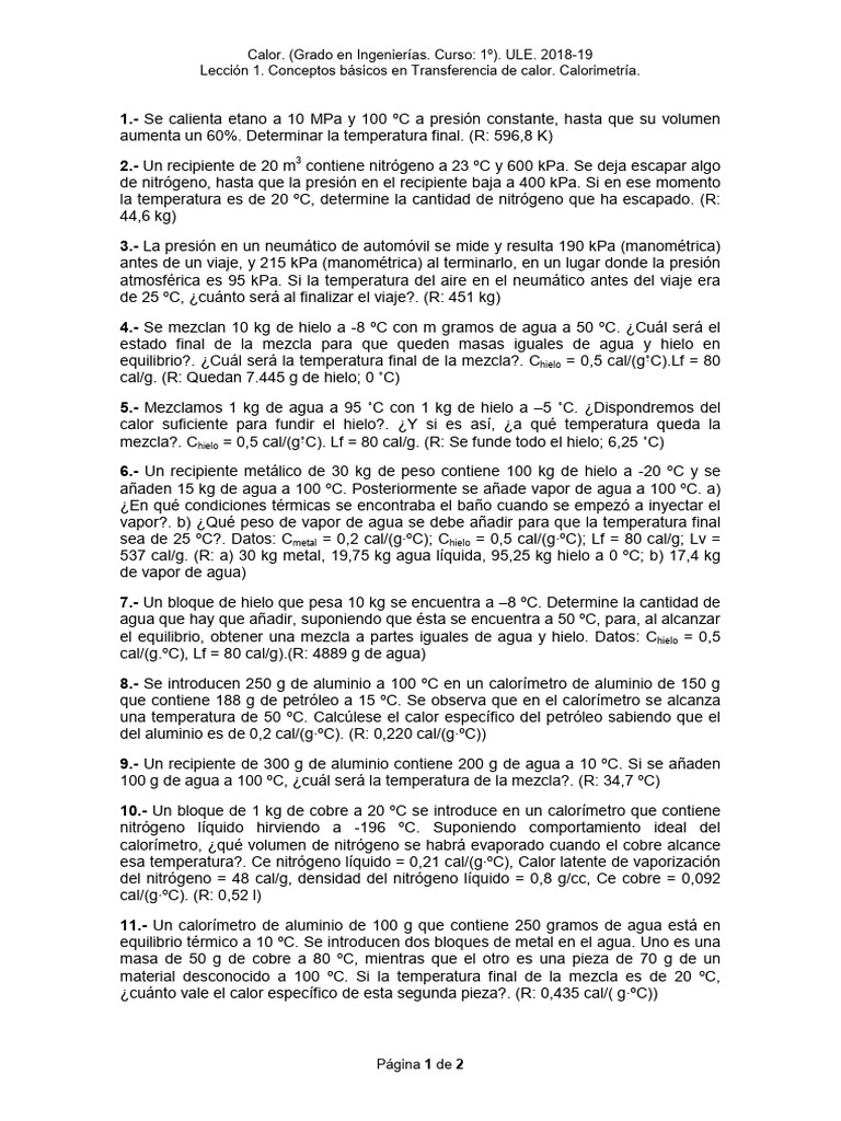 SERIE1 Calor1819 | PDF