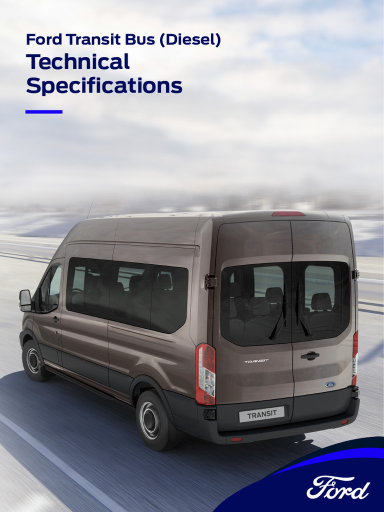 Transit Bus Diesel 2024 Specs Sheet Eng | PDF