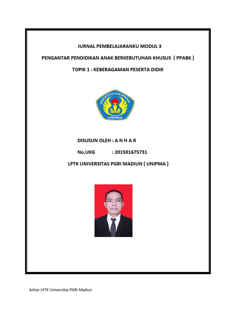 Jurnal Pembelajaran Modul 3 Ppabk | PDF