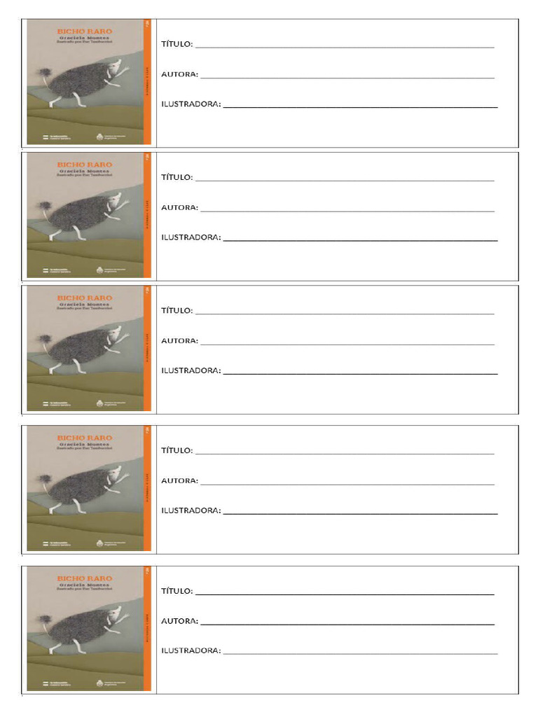 Bicho Raro. Graciela Montes | PDF