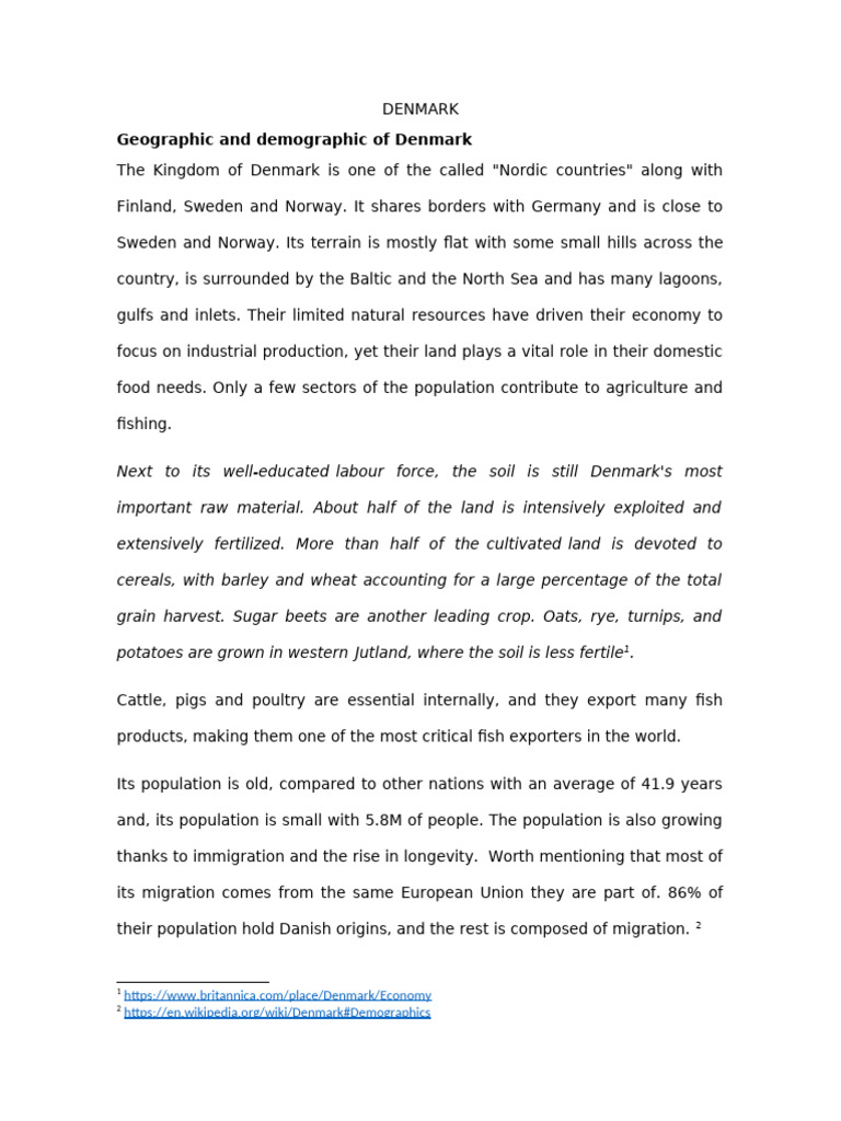 DENMARK Complete | PDF | Taxes | Politics