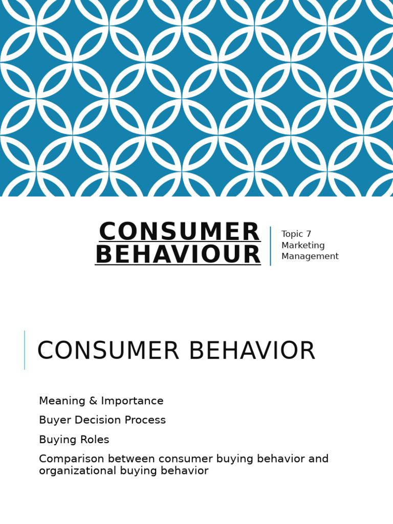 Conumer Behaviour - 5 - 6 - 920240731094915 | PDF | Behavior | Career ...