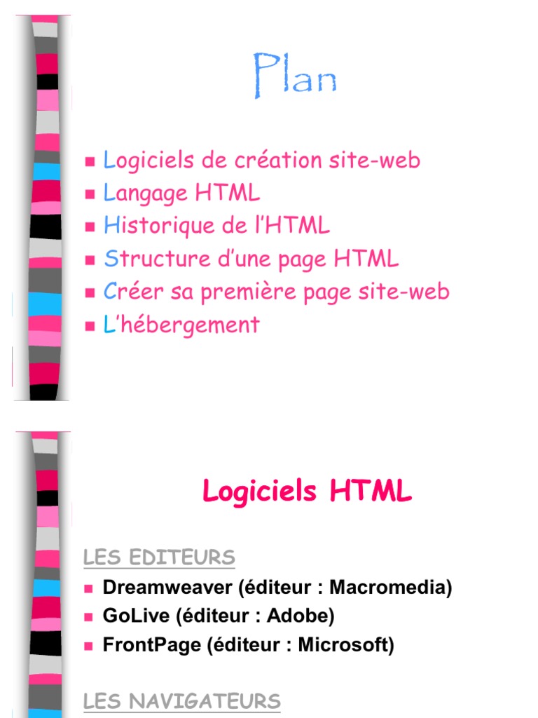 Exposé HTML | PDF | Html | Langage de balisage