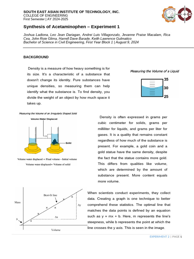 Chemistry-Lab-Report-Chemistry | PDF