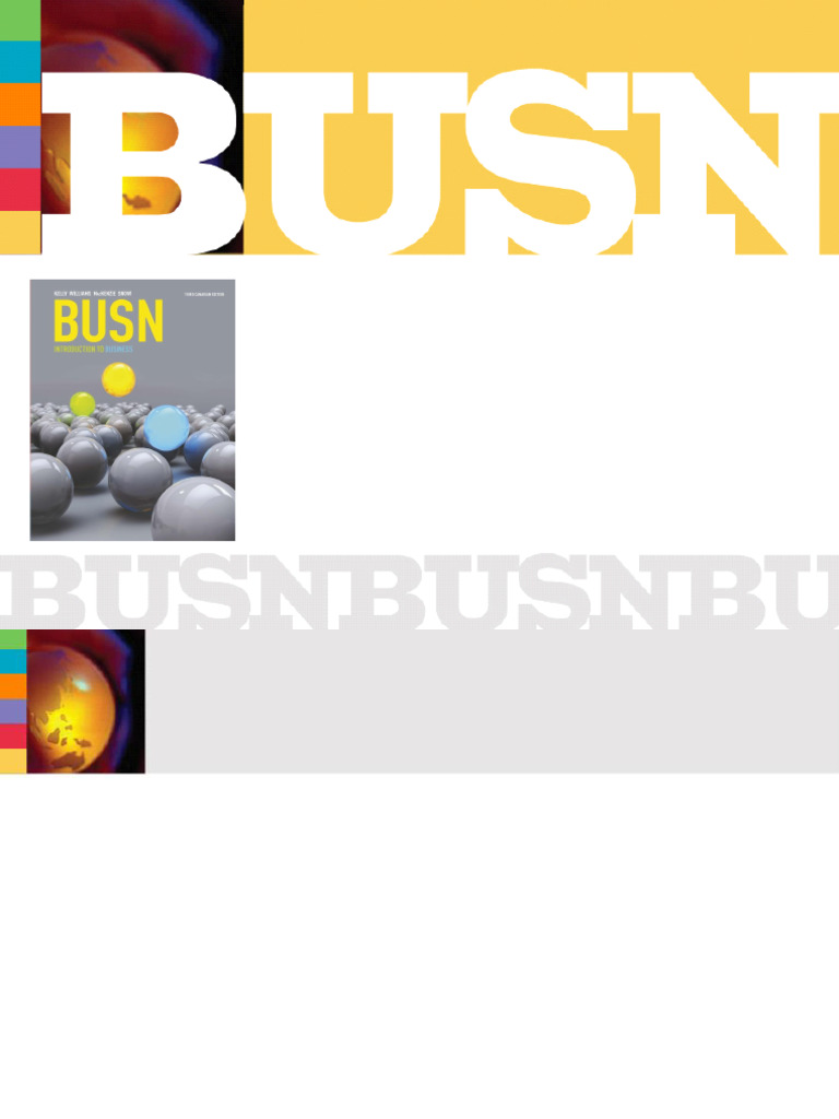 Ch01 PPT BUSN3ce | PDF | Entrepreneurship | Business