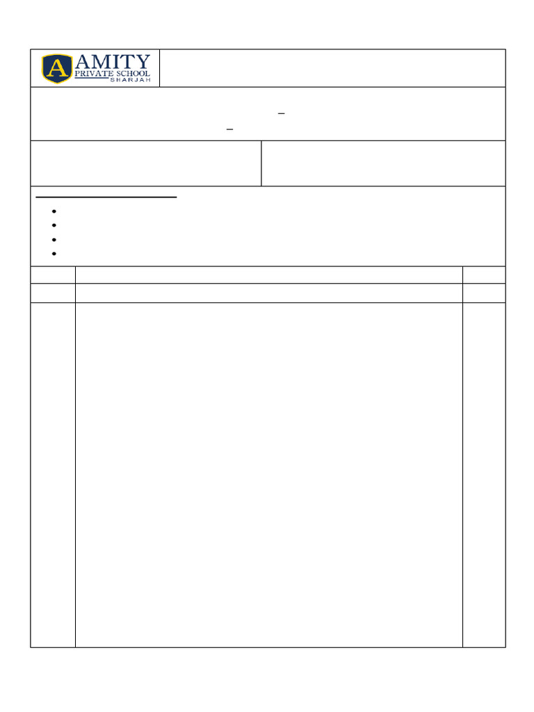 FT_GR-VII_ENG SAMPLE QP | PDF