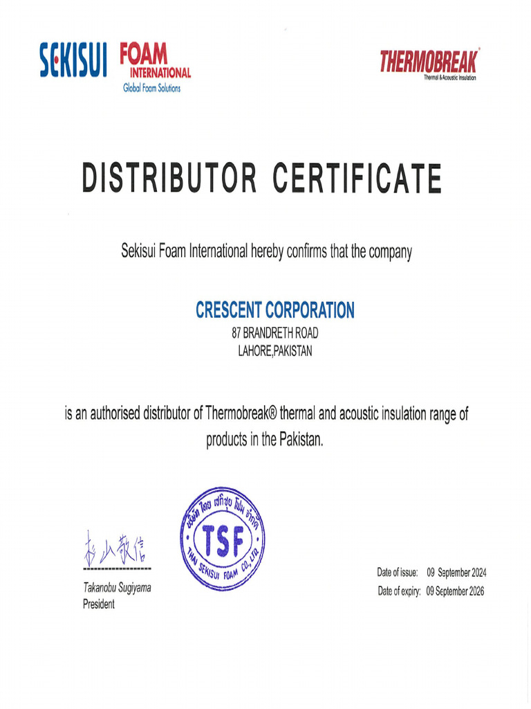 Authorization Certificate Themobreak | PDF