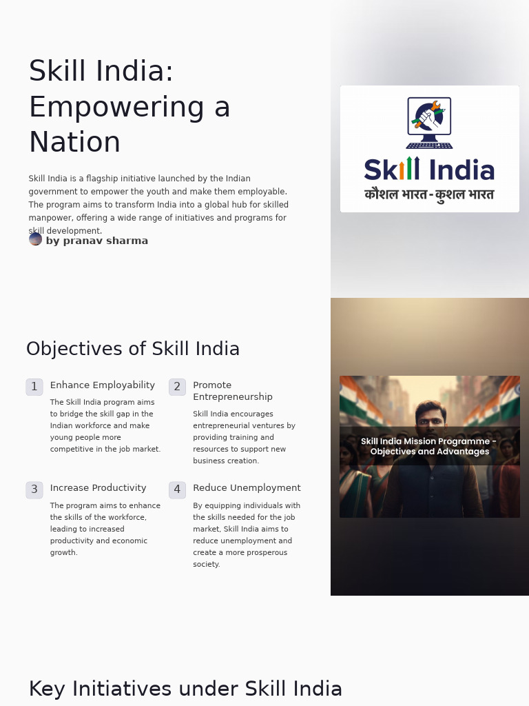 Skill India Empowering a Nation | PDF