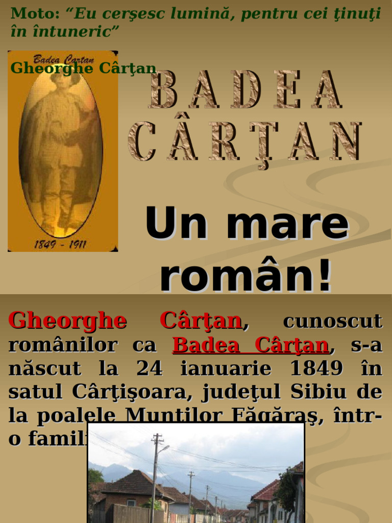Badea Cartan | PDF